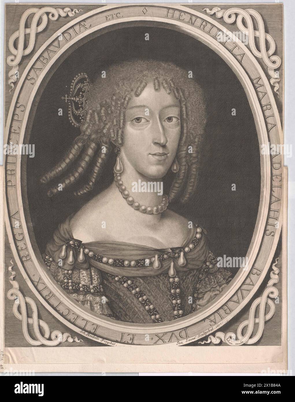 Adelaide Henriette, Princess of Savoy, - 19830422 PD137568 - Rechteinfo ...