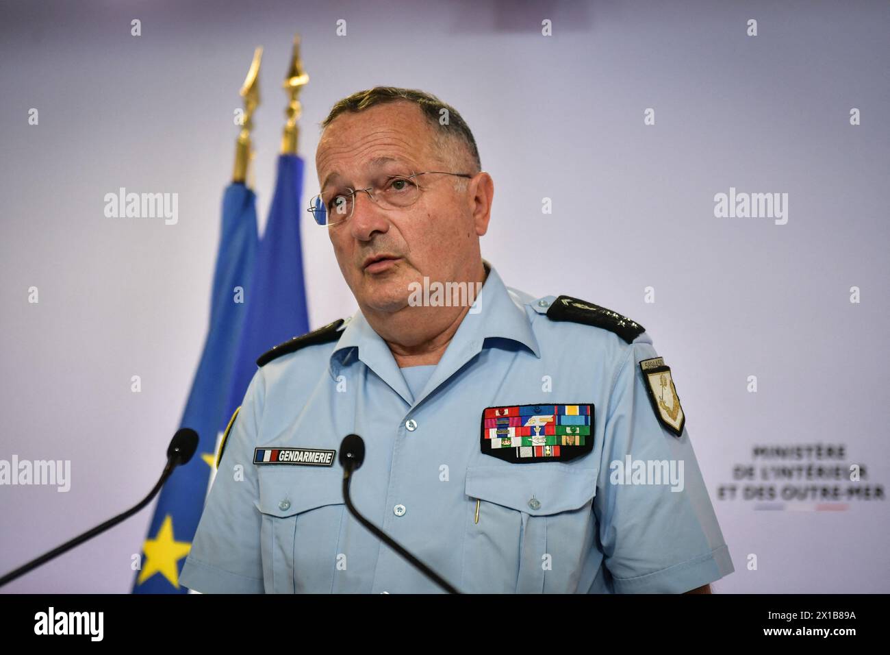 General Director of the French Gendarmerie Nationale Christian ...