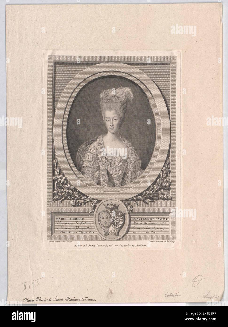 Maria Therese, Princess of Savoy Countess of Artois, - 19830422 ...