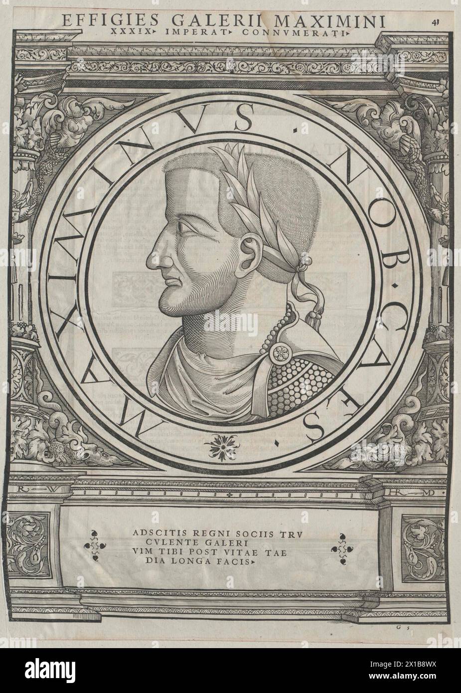 Maximinus Daia, Roman emperor, - 19830422 PD146174 - Rechteinfo: Rights ...