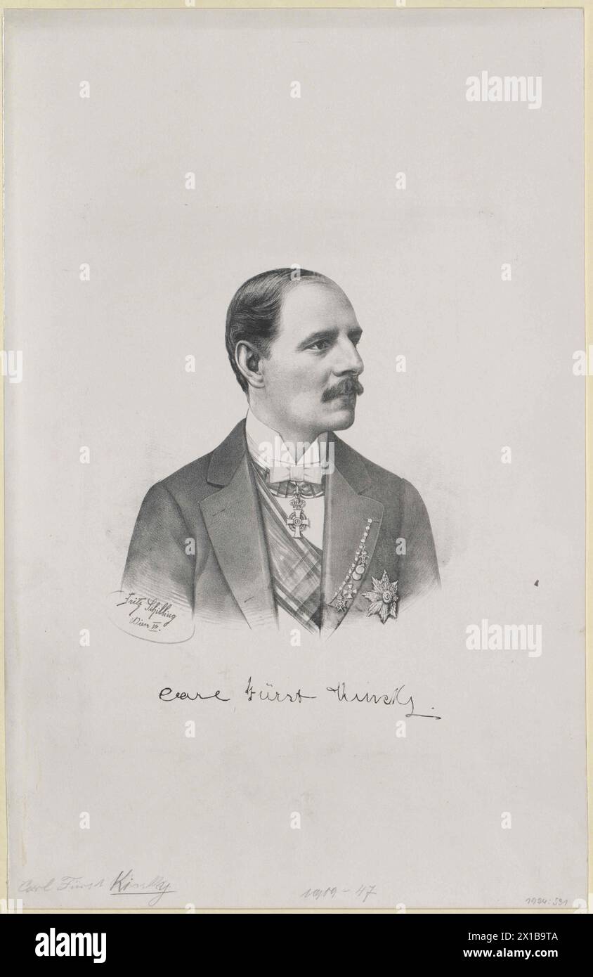 Kinsky von Wchinitz and Tettau, Charles count, - 19830422 PD22151 ...