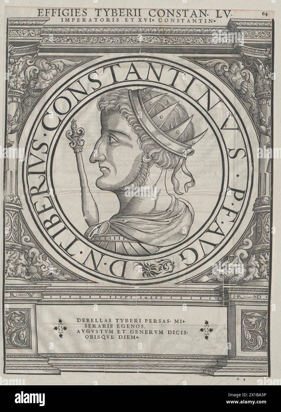 Tiberius II, Eastern Roman emperor, - 19830422 PD25141 - Rechteinfo ...