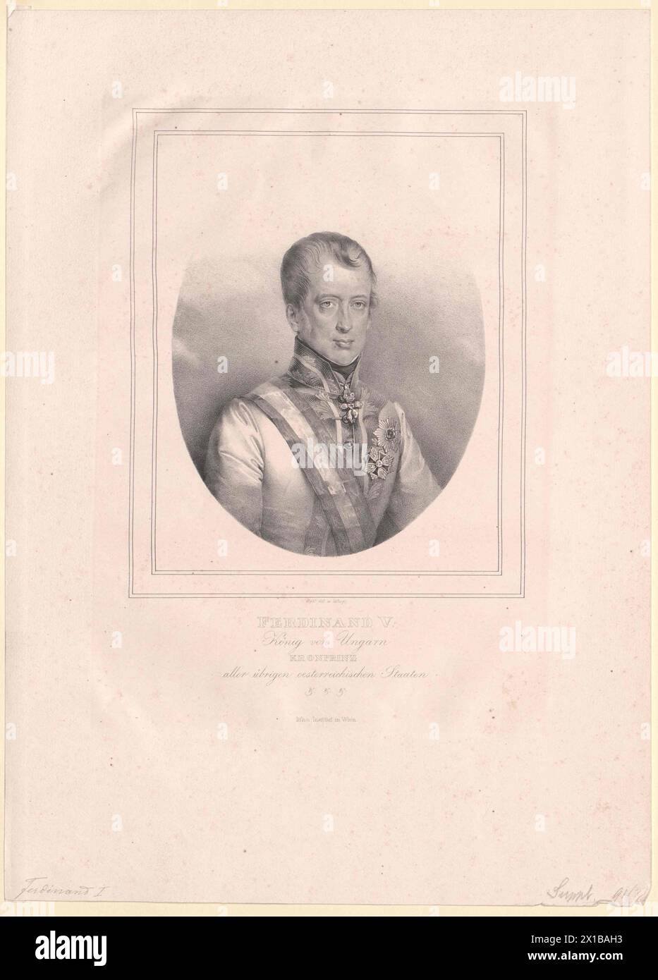 Ferdinand I, Emperor of Austria, - 19830422 PD27946 - Rechteinfo ...