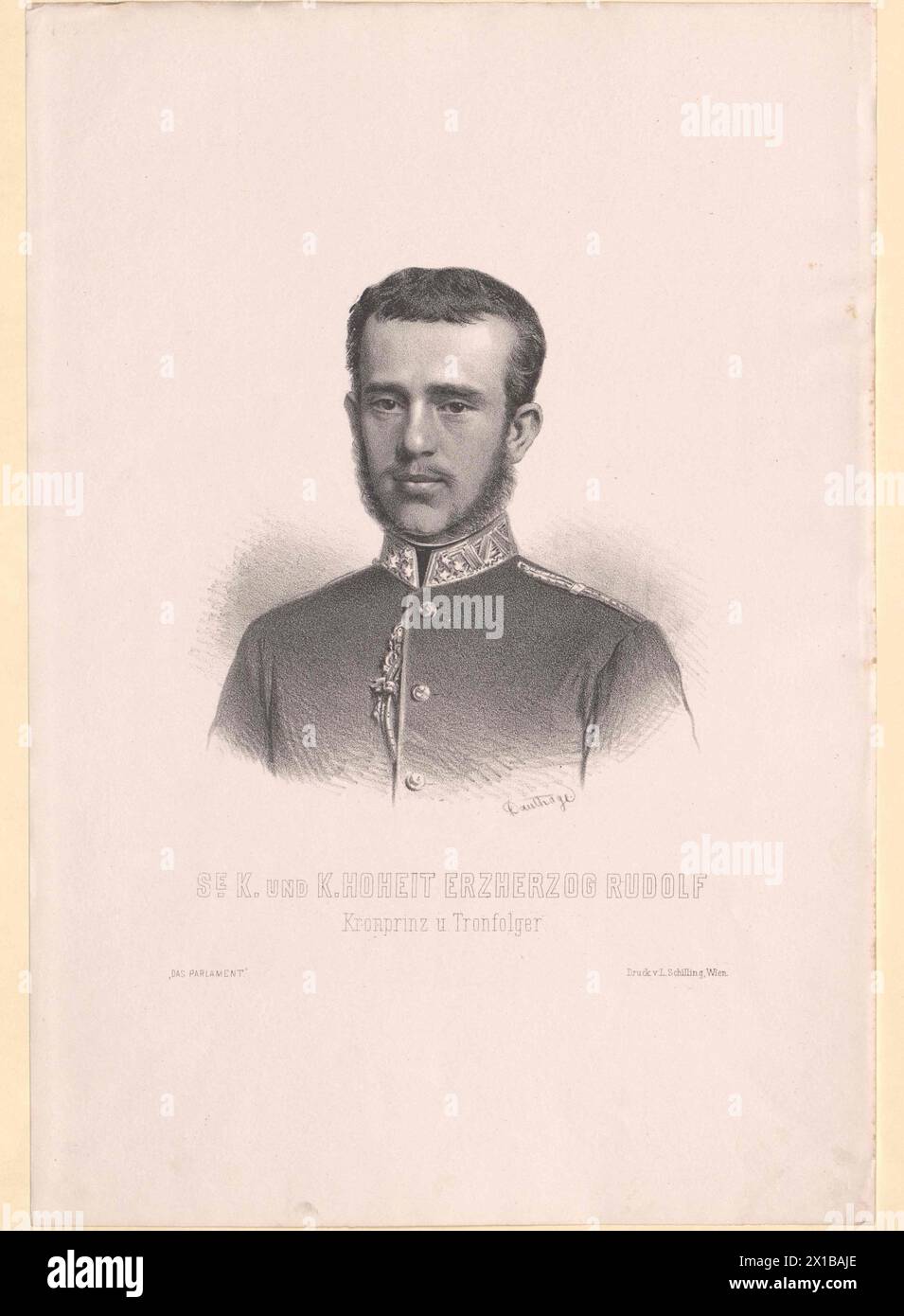 Rudolf, Crown Prince of Austria, - 19830422 PD2864 - Rechteinfo: Rights ...