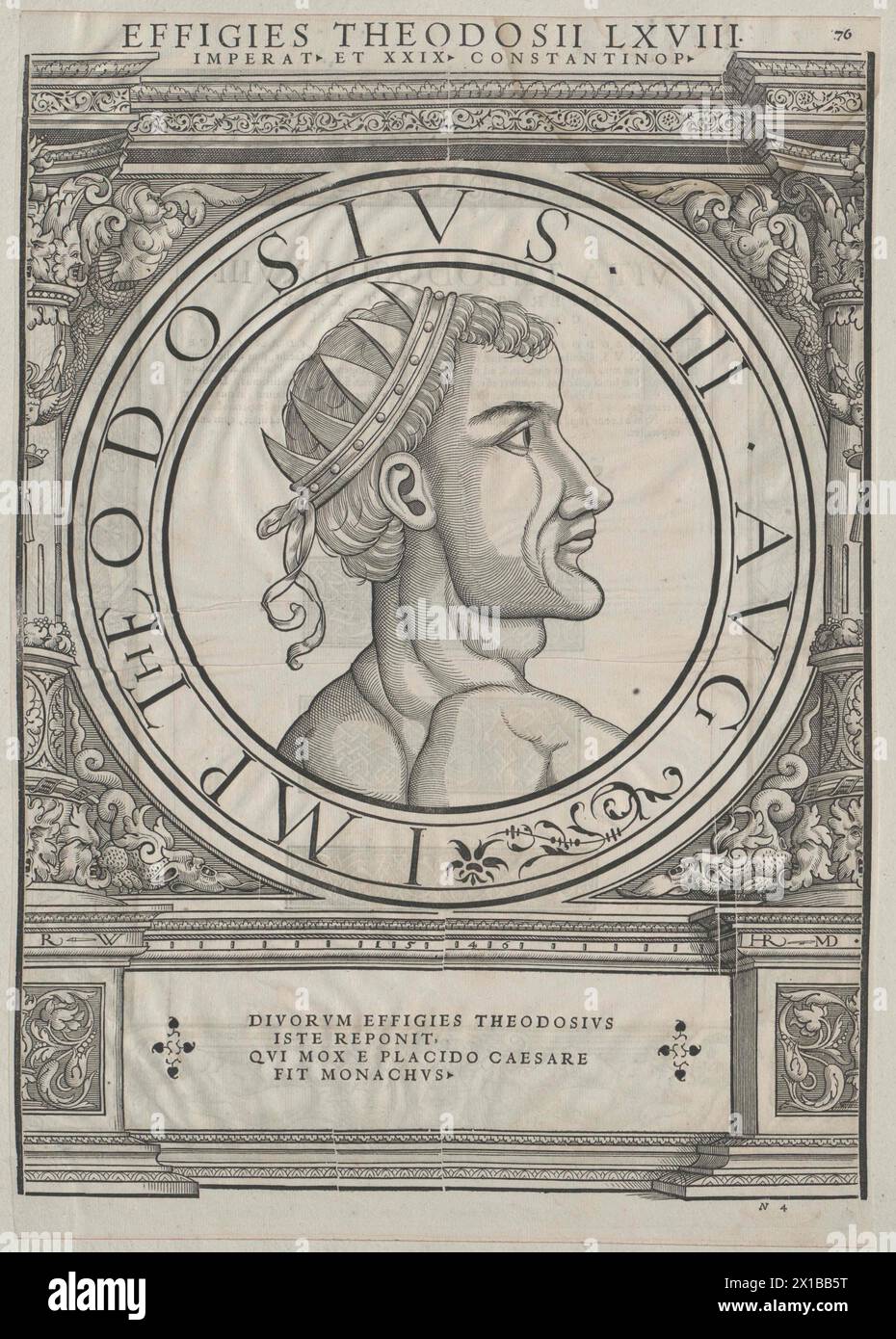 Theodosius III, Eastern Roman emperor, - 19830422 PD32427 - Rechteinfo ...