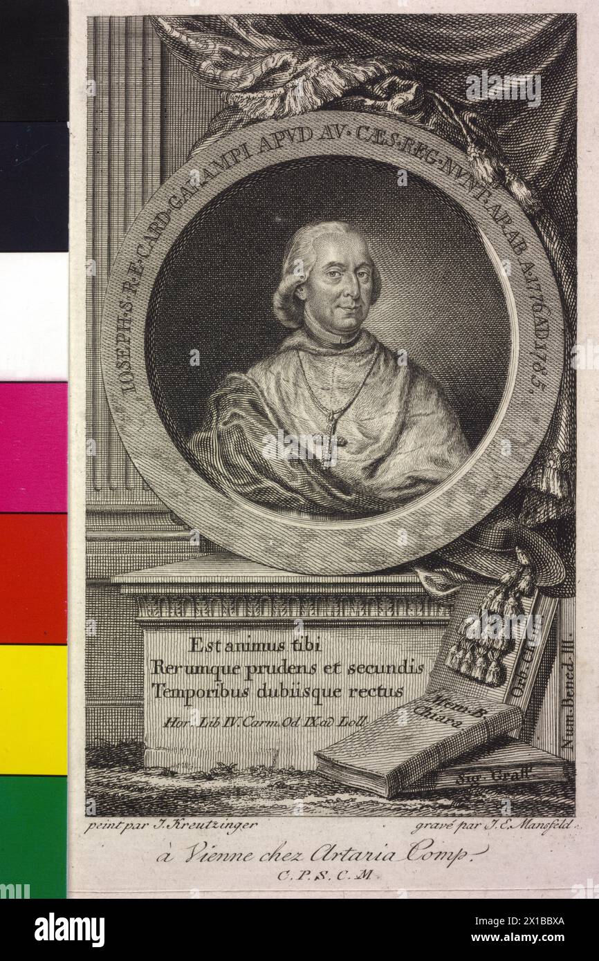 Garampi, Giuseppe, engraving by Johann Ernst Mansfeld based by Joseph ...