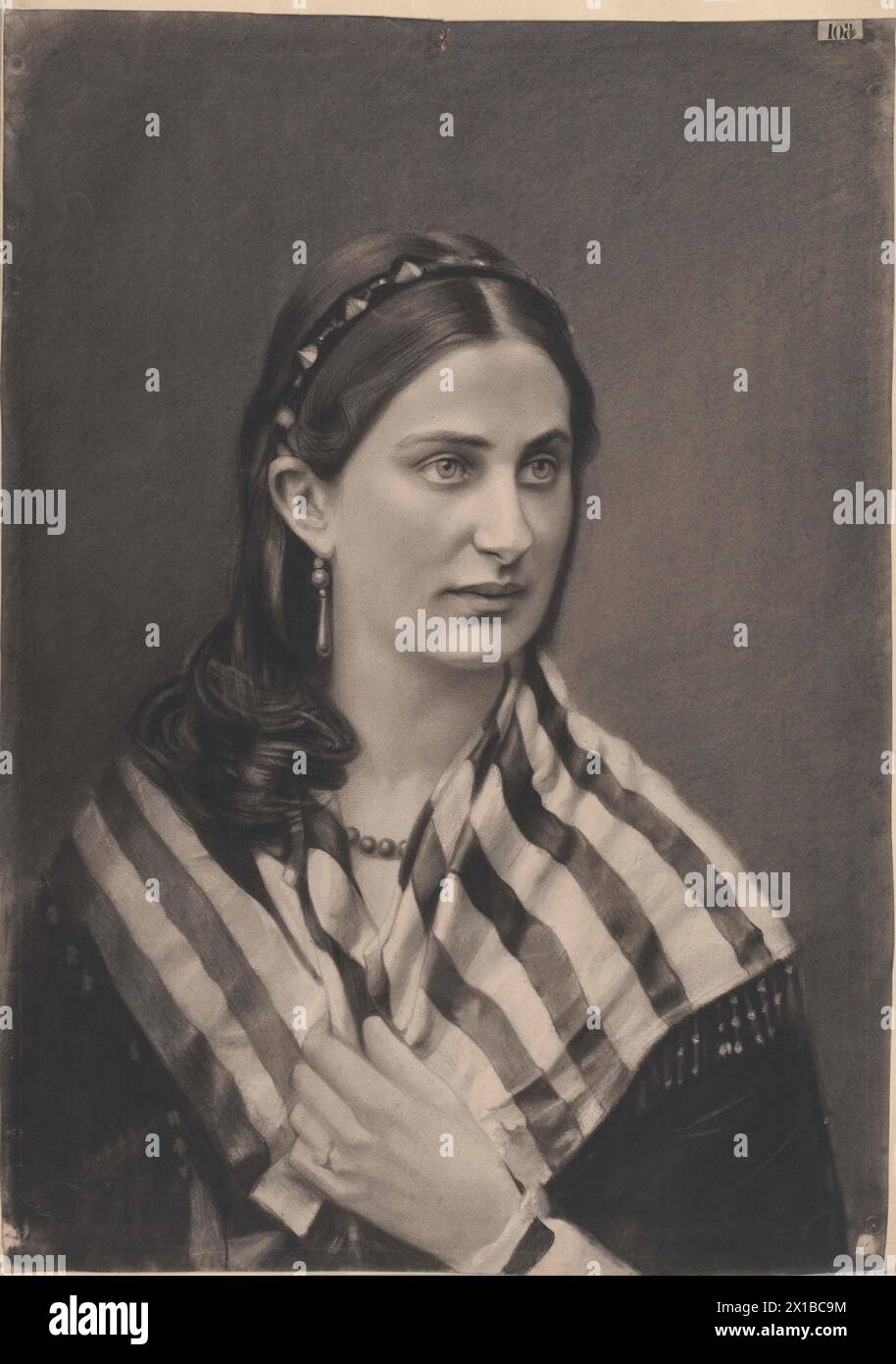 Baudius, Auguste, actress of the Hofburg Theatre, since 1873 wife Adolf ...