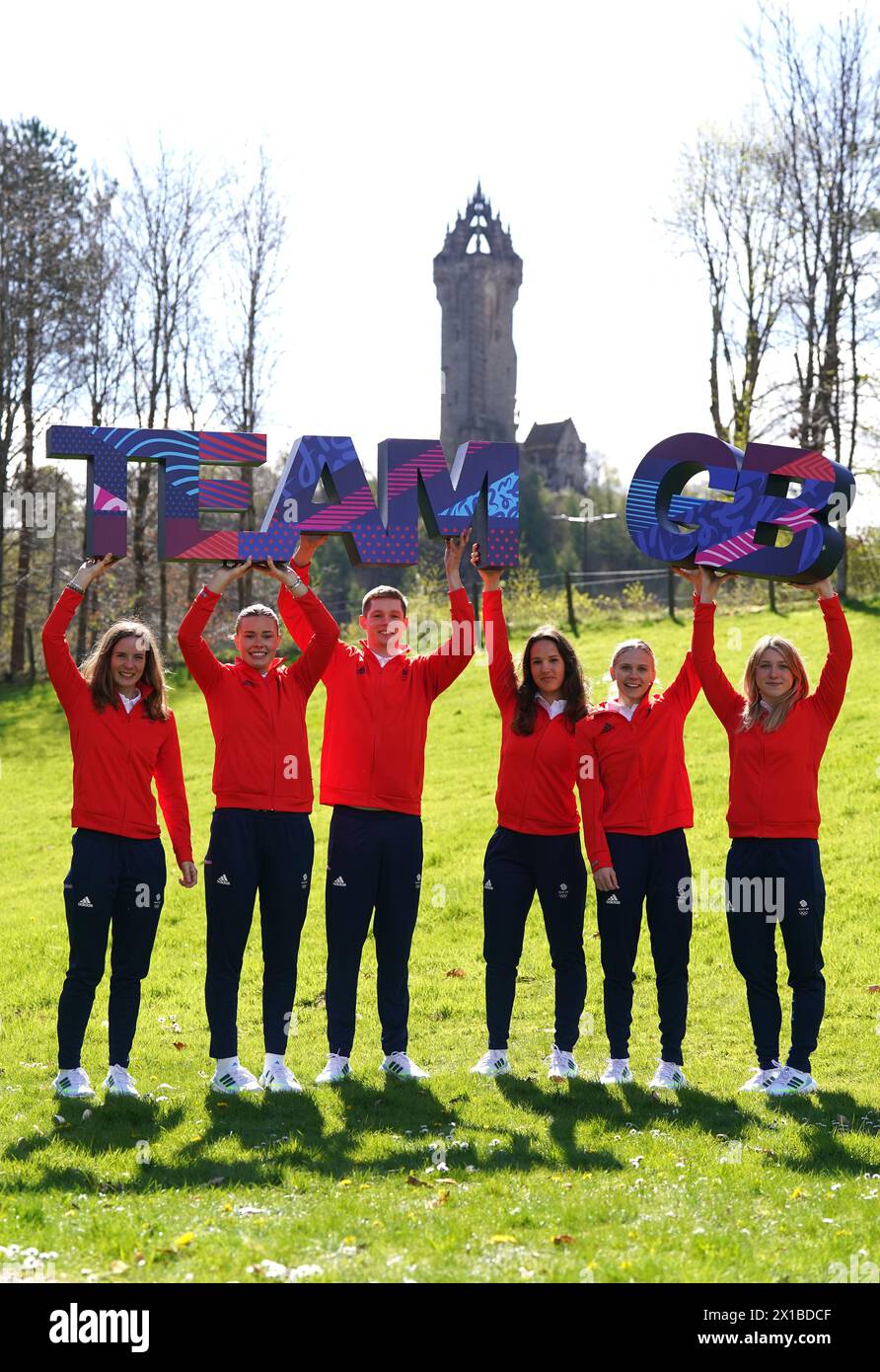 (left to right) Kathleen Dawson, Katie Shanahan, Duncan Scott, Angharad ...