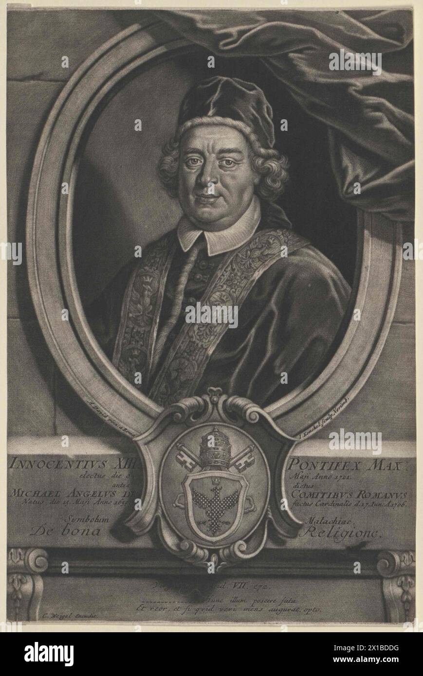 Innocent XIII, pope, - 19830422 PD47871 - Rechteinfo: Rights Managed ...