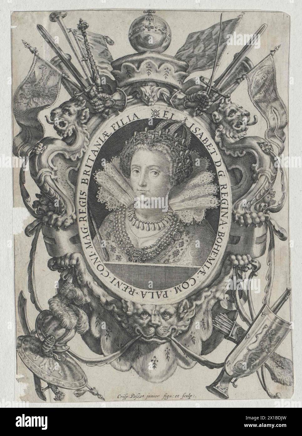 Elisabeth, Princess of England, Queen of Bohemia, - 19830422 PD48438 ...