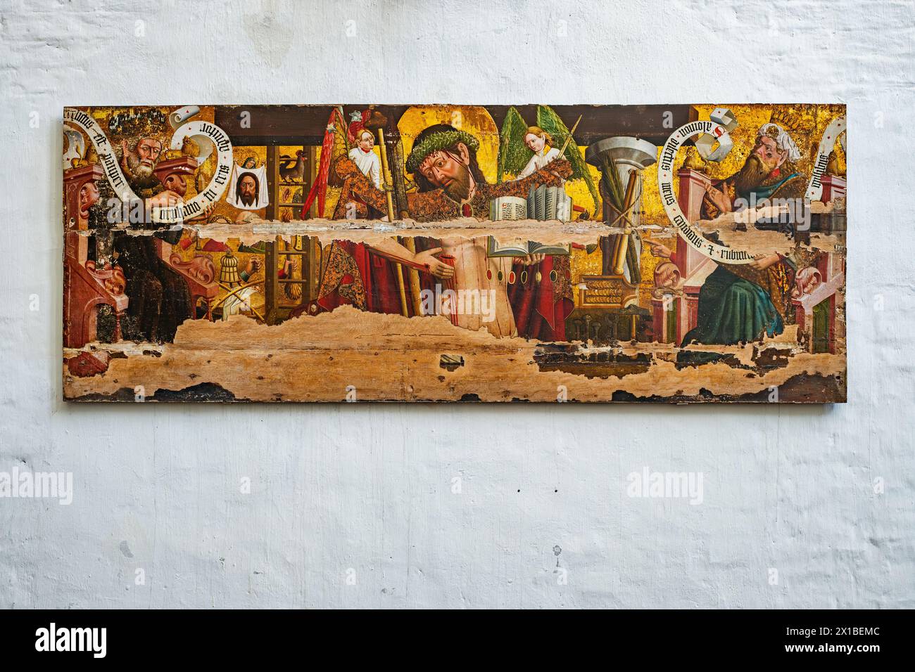 The so-called Forgotten Medieval Picture, fragmentary painting in St ...