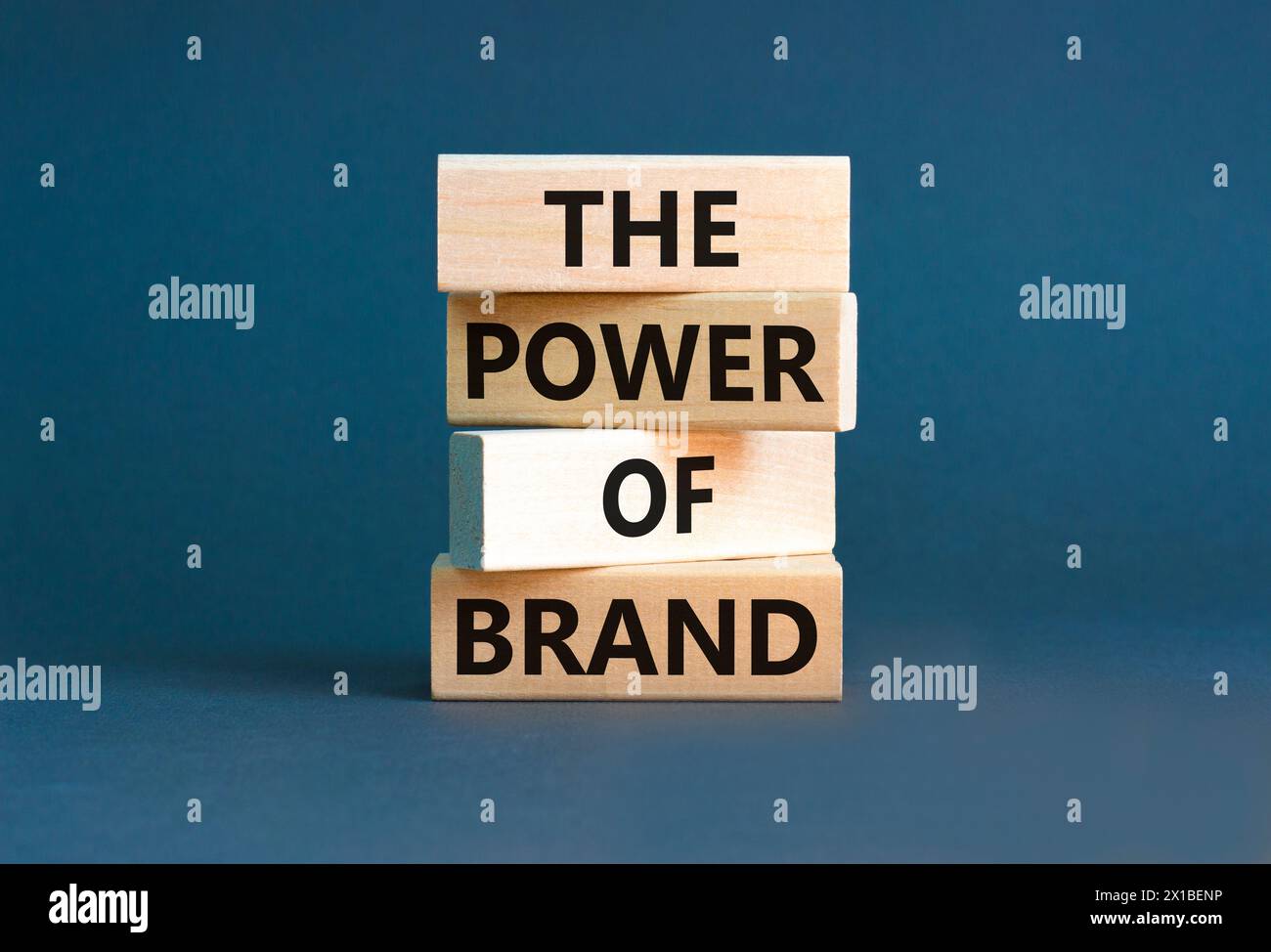 The power of brand symbol. Concept words The power of brand on ...