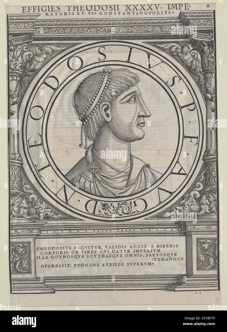 Theodosius I, Roman emperor, - 19830422 PD50822 - Rechteinfo: Rights ...