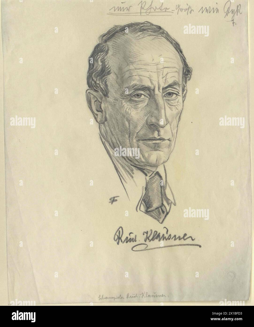 Klausner, Rudolf, lived circa 1935, - 19830422 PD51777 - Rechteinfo ...