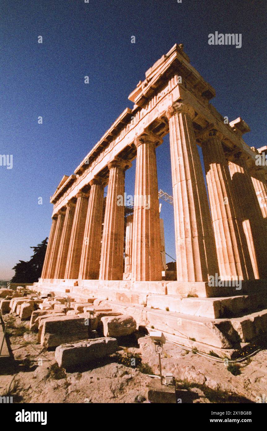 Parthenon Temple, Acropolis, Athens, Greece Stock Photo - Alamy