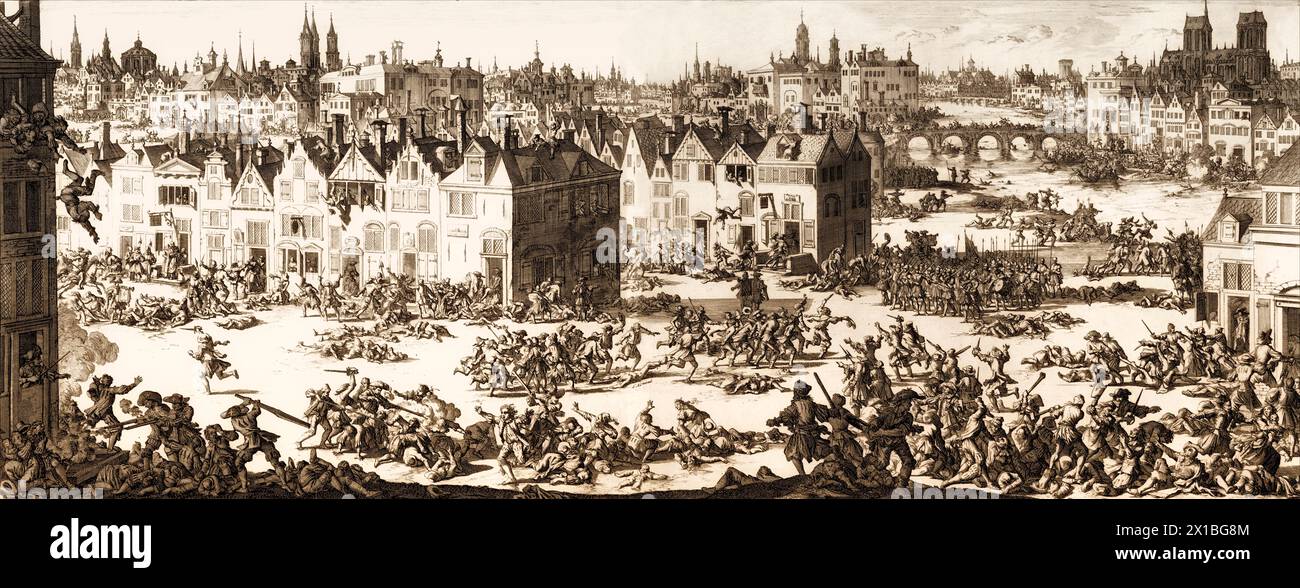 The St. Bartholomew's Day massacre, Paris, French Wars of Religion ...