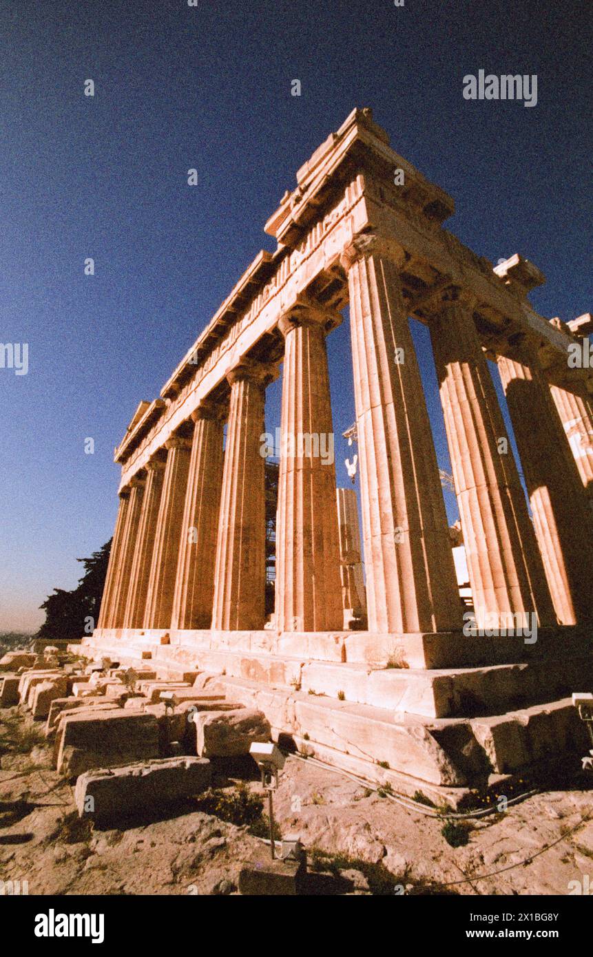 Parthenon Temple, Acropolis, Athens, Greece Stock Photo - Alamy