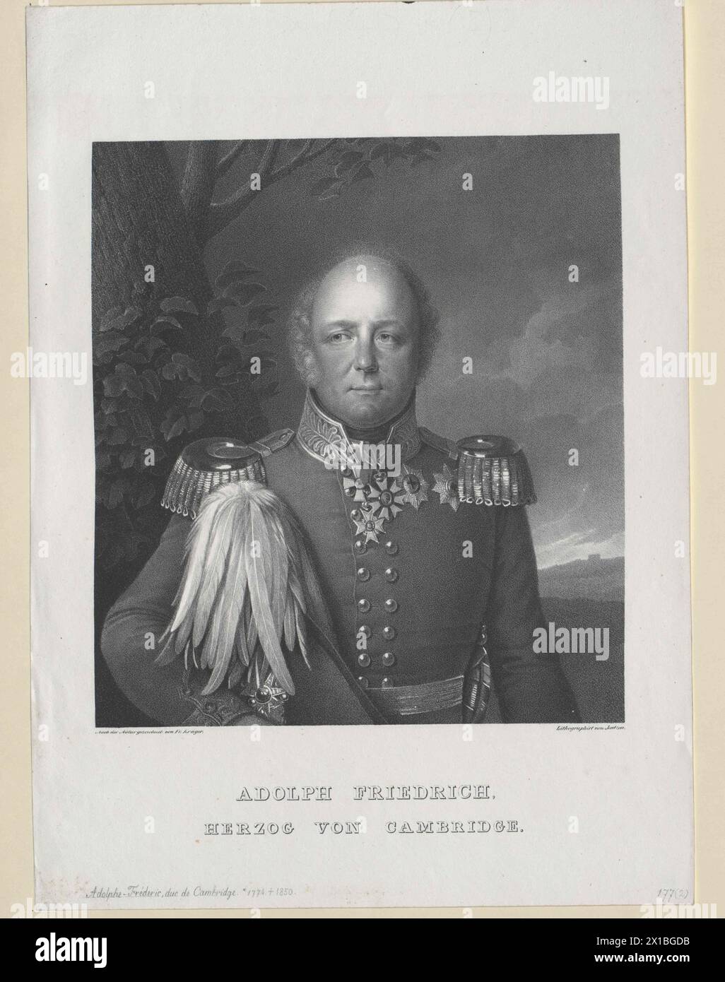 Adolf Friedrich, Duke of Cambridge, - 19830422 PD58403 - Rechteinfo ...