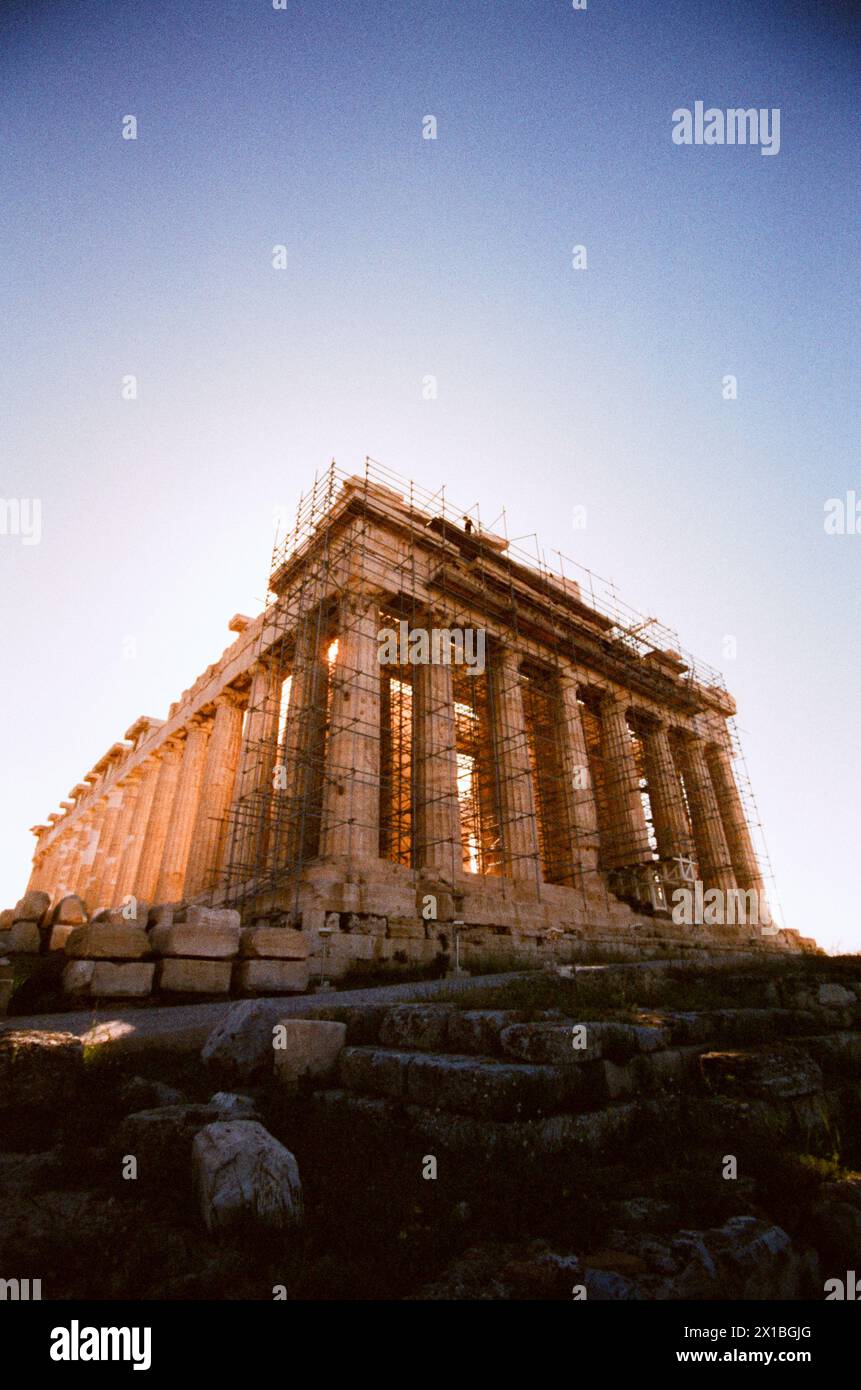Parthenon Temple, Acropolis, Athens, Greece Stock Photo - Alamy