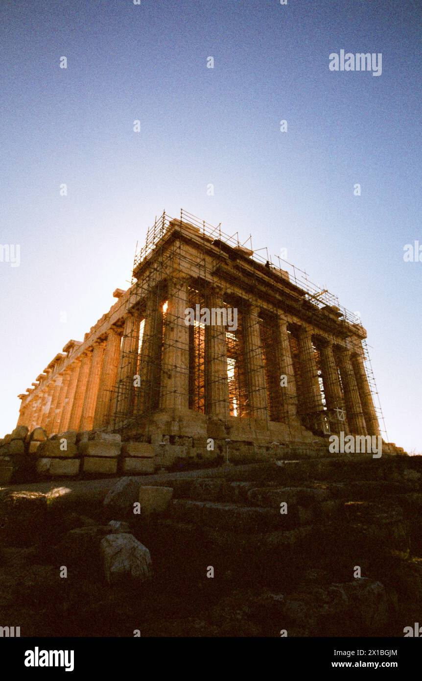 Parthenon Temple, Acropolis, Athens, Greece Stock Photo - Alamy