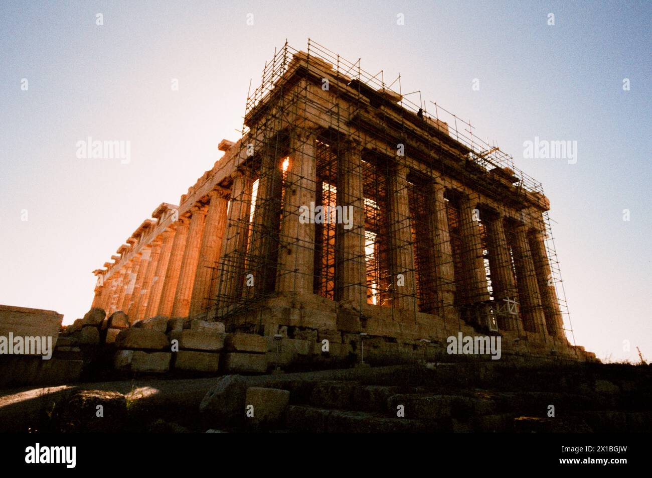 Parthenon Temple, Acropolis, Athens, Greece Stock Photo - Alamy