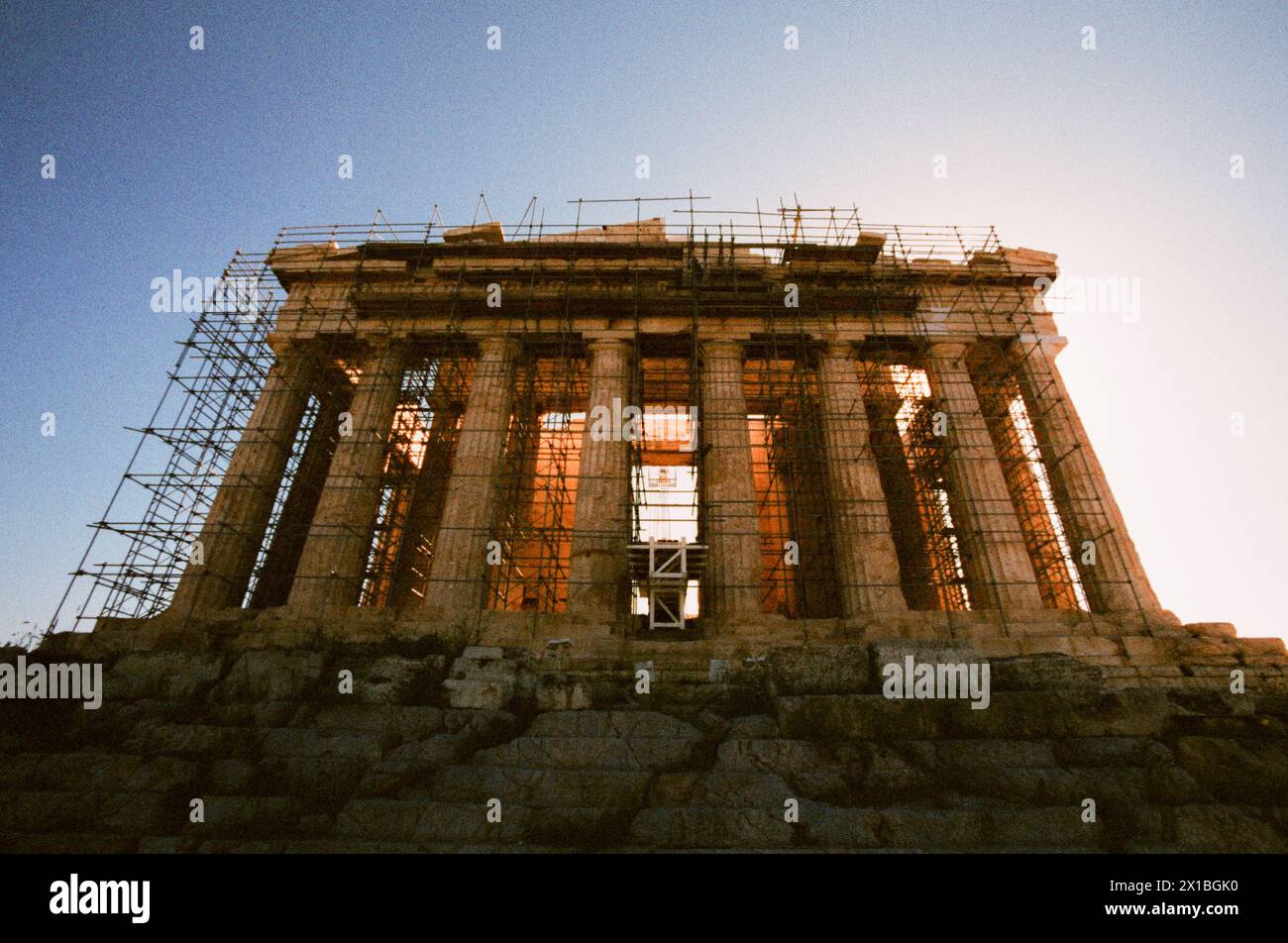 Parthenon Temple, Acropolis, Athens, Greece Stock Photo - Alamy