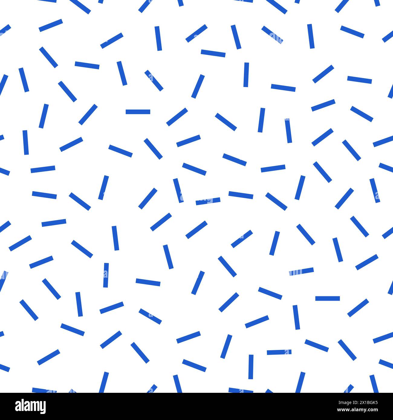 Abstract dash confetti pattern. Minimal seamless vector chaotic dashes ...