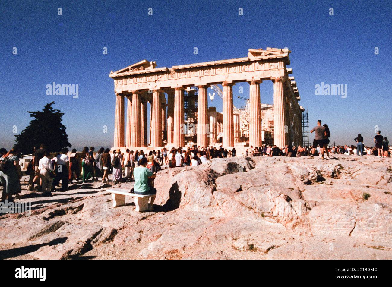 Parthenon Temple, Acropolis, Athens, Greece Stock Photo - Alamy
