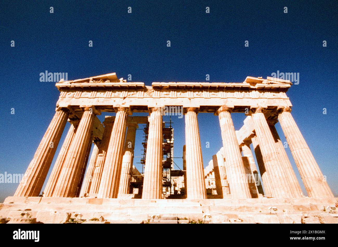 Parthenon Temple, Acropolis, Athens, Greece Stock Photo - Alamy