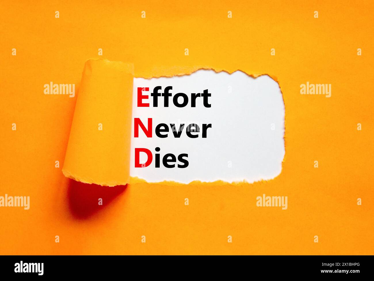 END effort never dies symbol. Concept words END effort never dies on ...