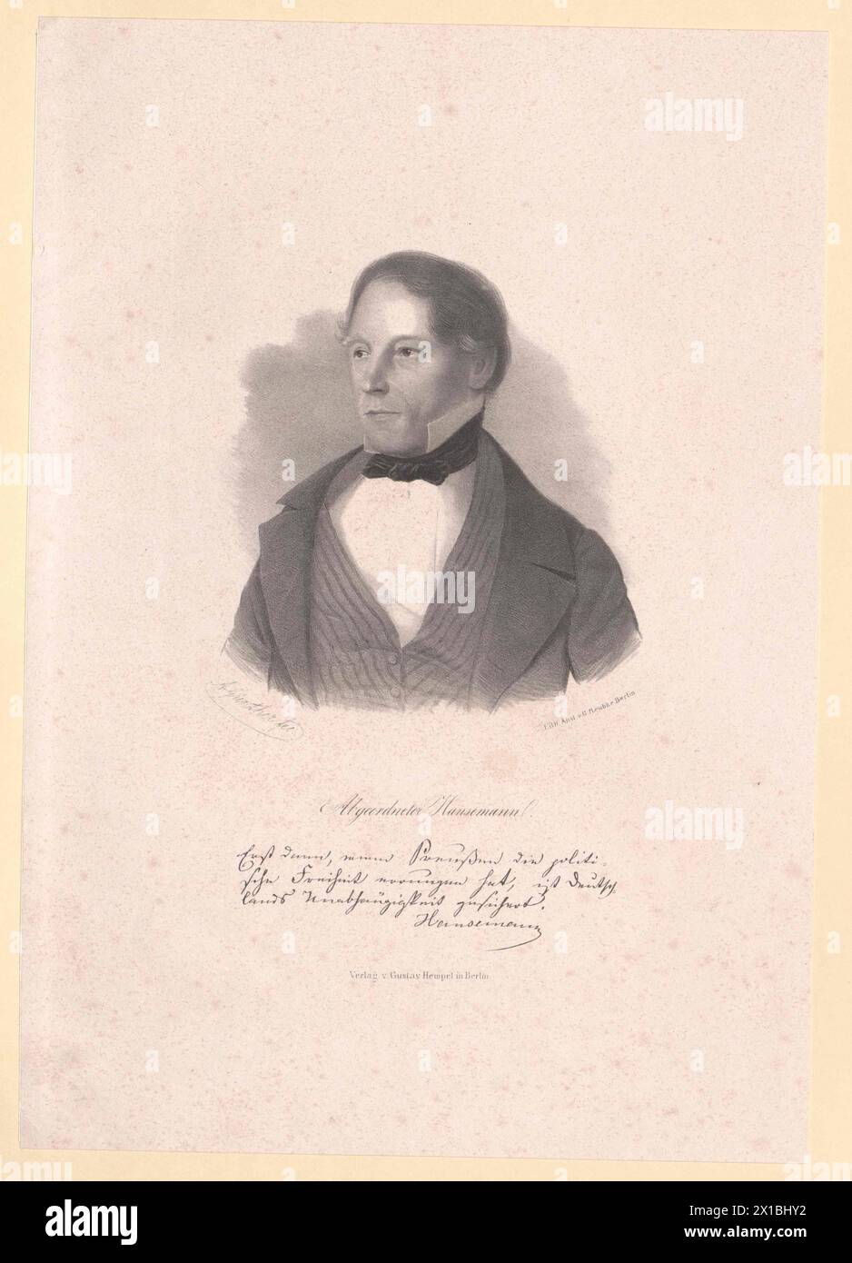 David hansemann hi-res stock photography and images - Alamy