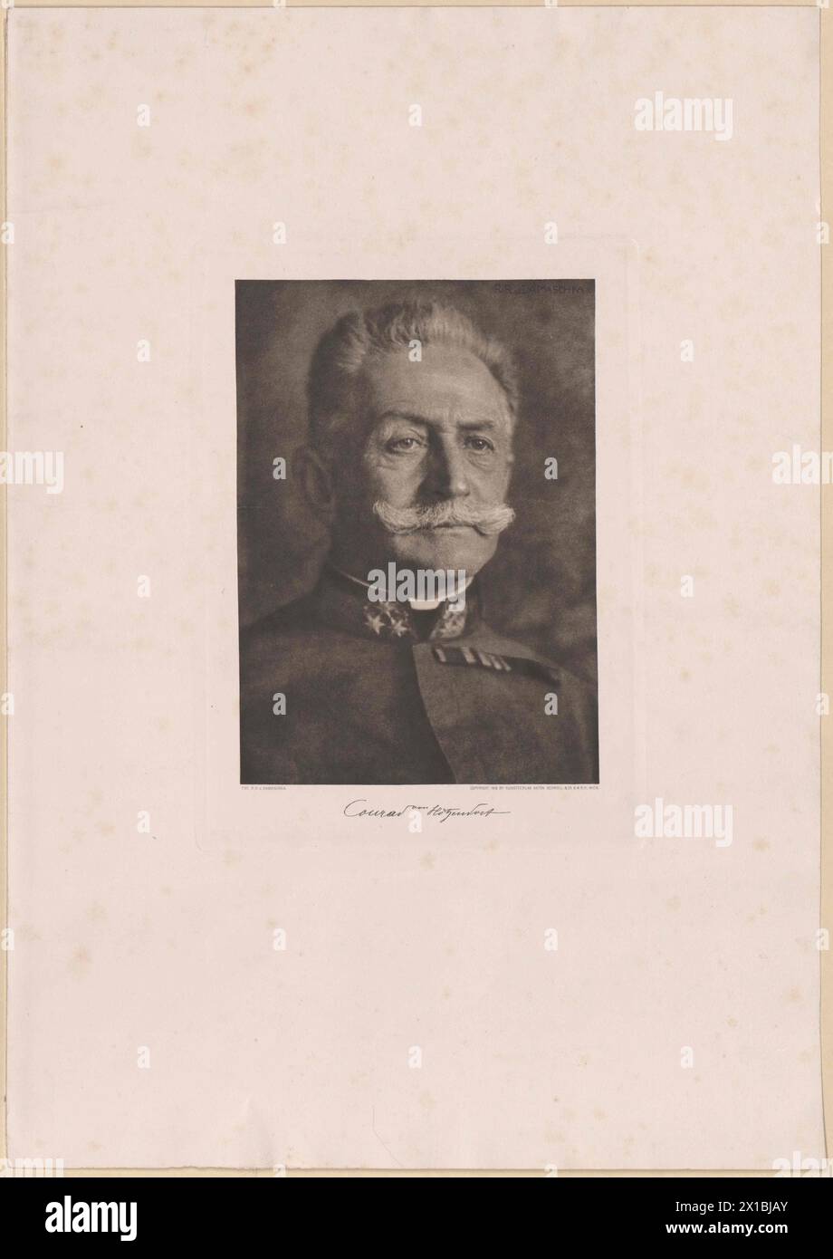 Conrad von Hoetzendorf, Franz count - 19830422 PD73811 - Rechteinfo ...