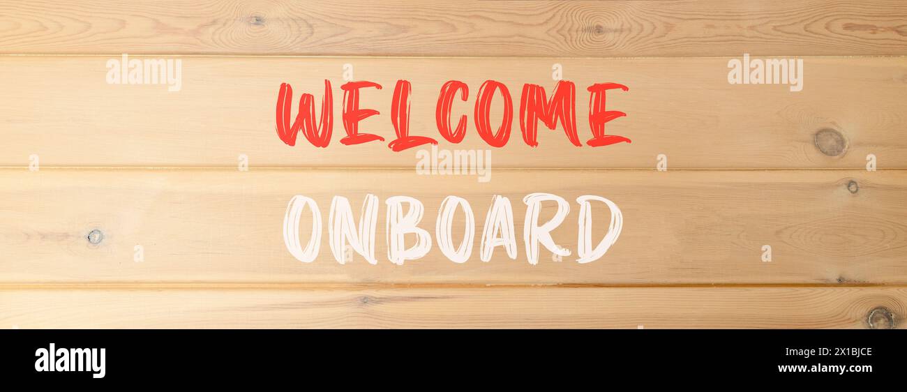 Welcome onboard symbol. Concept words Welcome onboard on beautiful ...