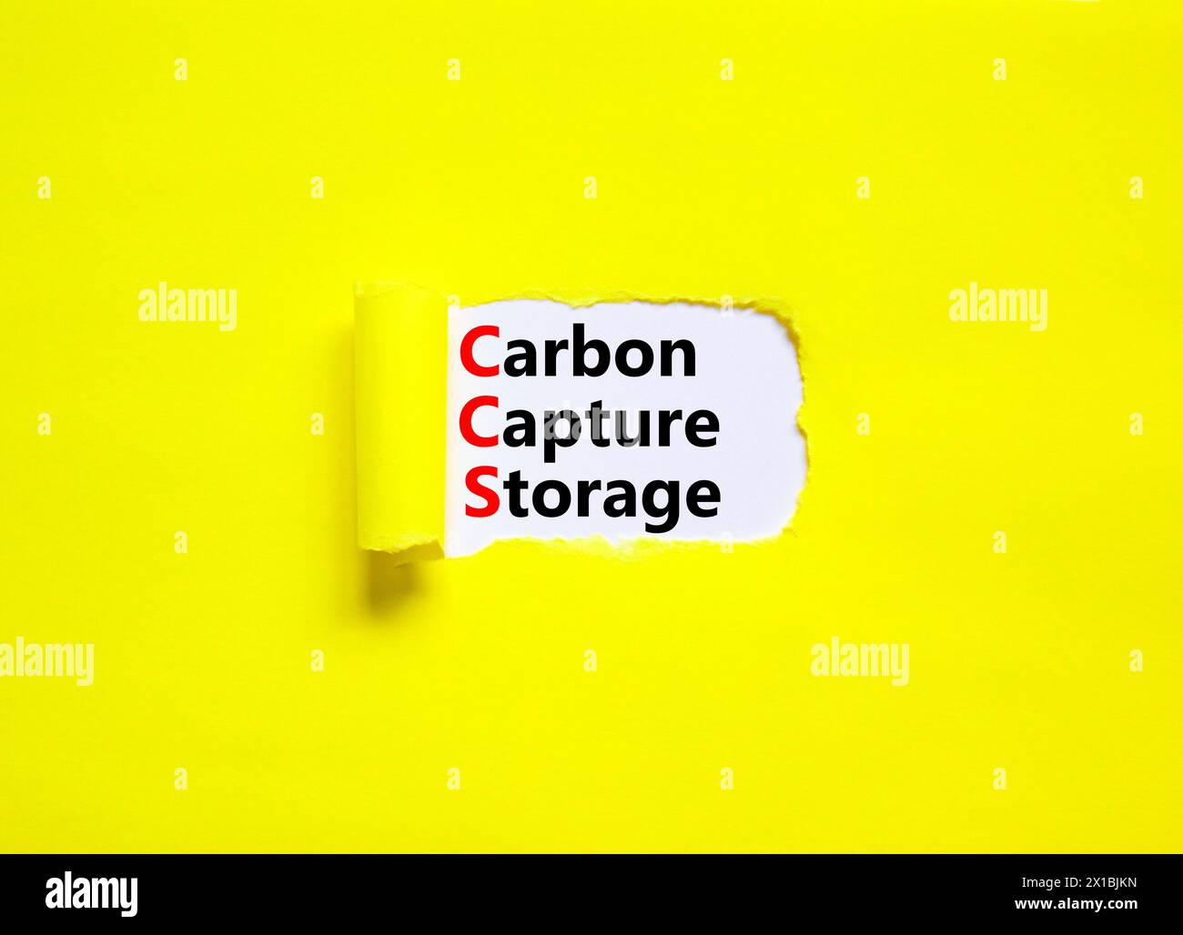 CCS Carbon capture storage symbol. Concept words CCS Carbon capture ...
