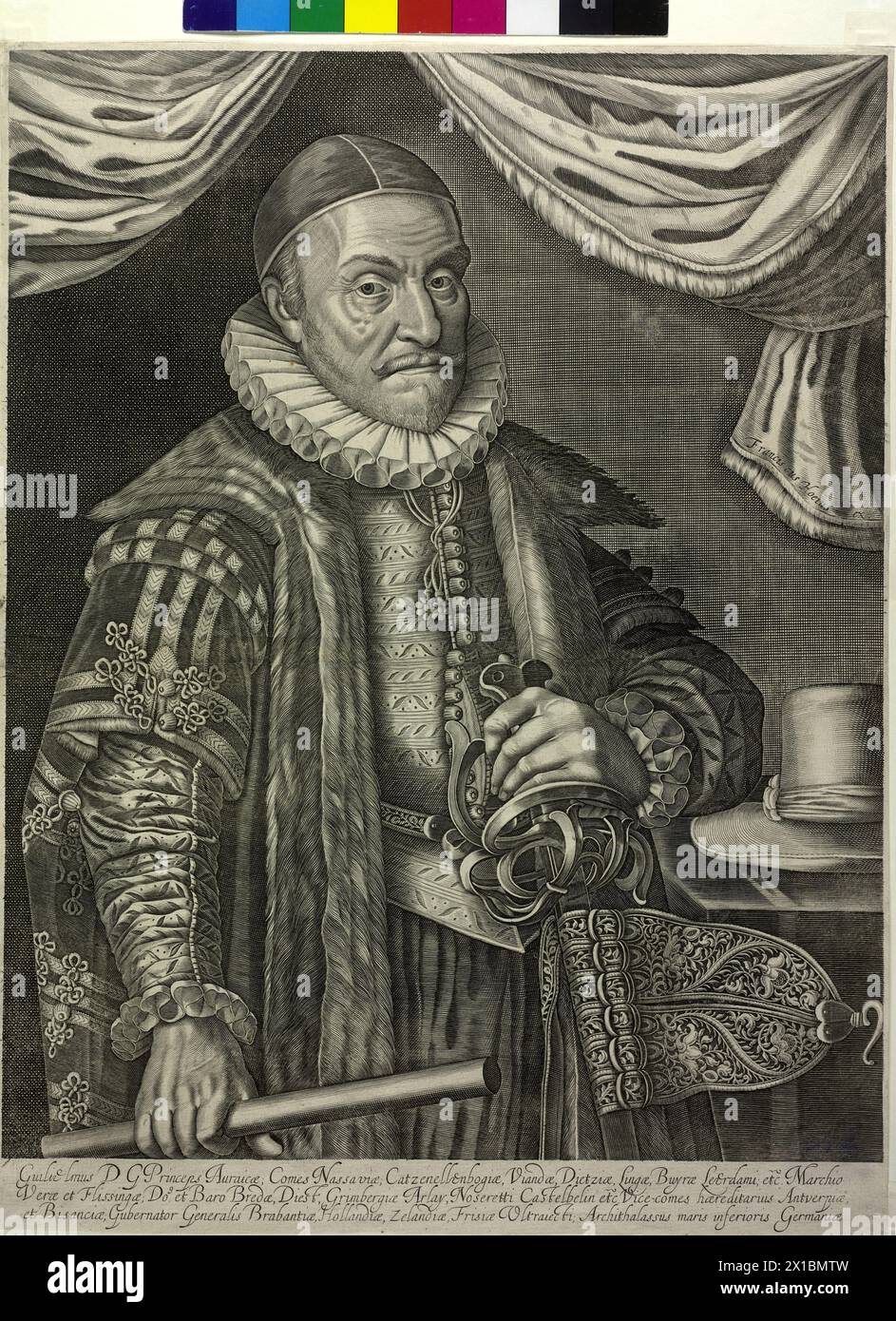 William I, Prince of Orange, Earl of Nassau, representation image as ...