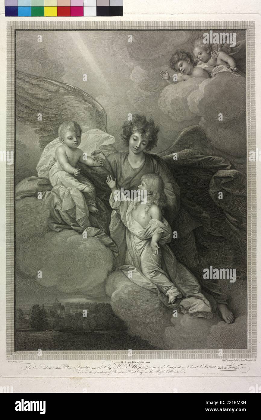 Apotheosis of prince Octavius and prince Alfred, apotheosis of the late ...