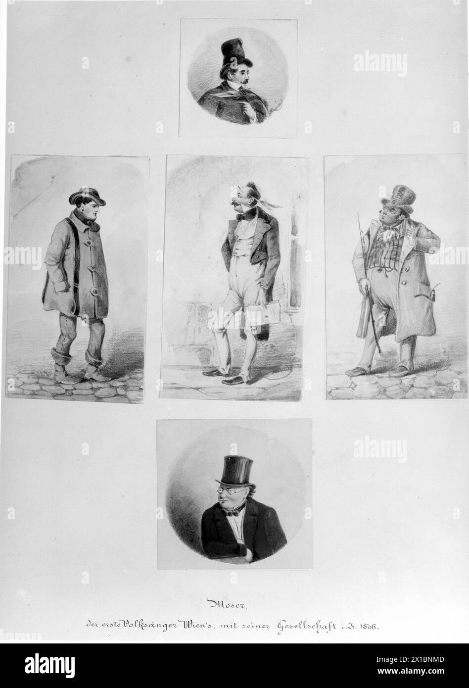 'The folk singer Moser and his corporation in the years 1856 ...