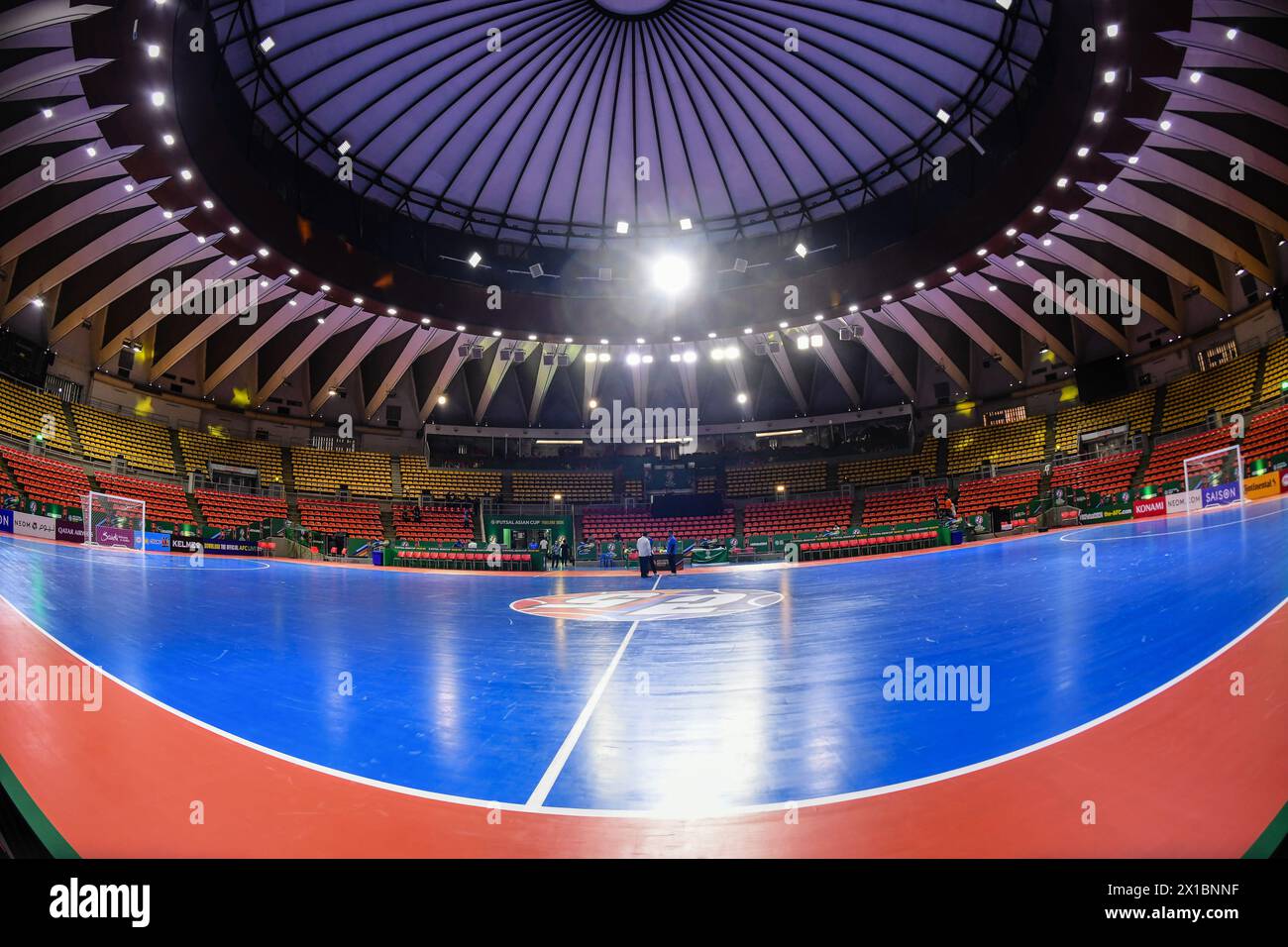 Bangkok, Thailand. 15th Apr, 2024. View of the indoor Stadium Huamark ...
