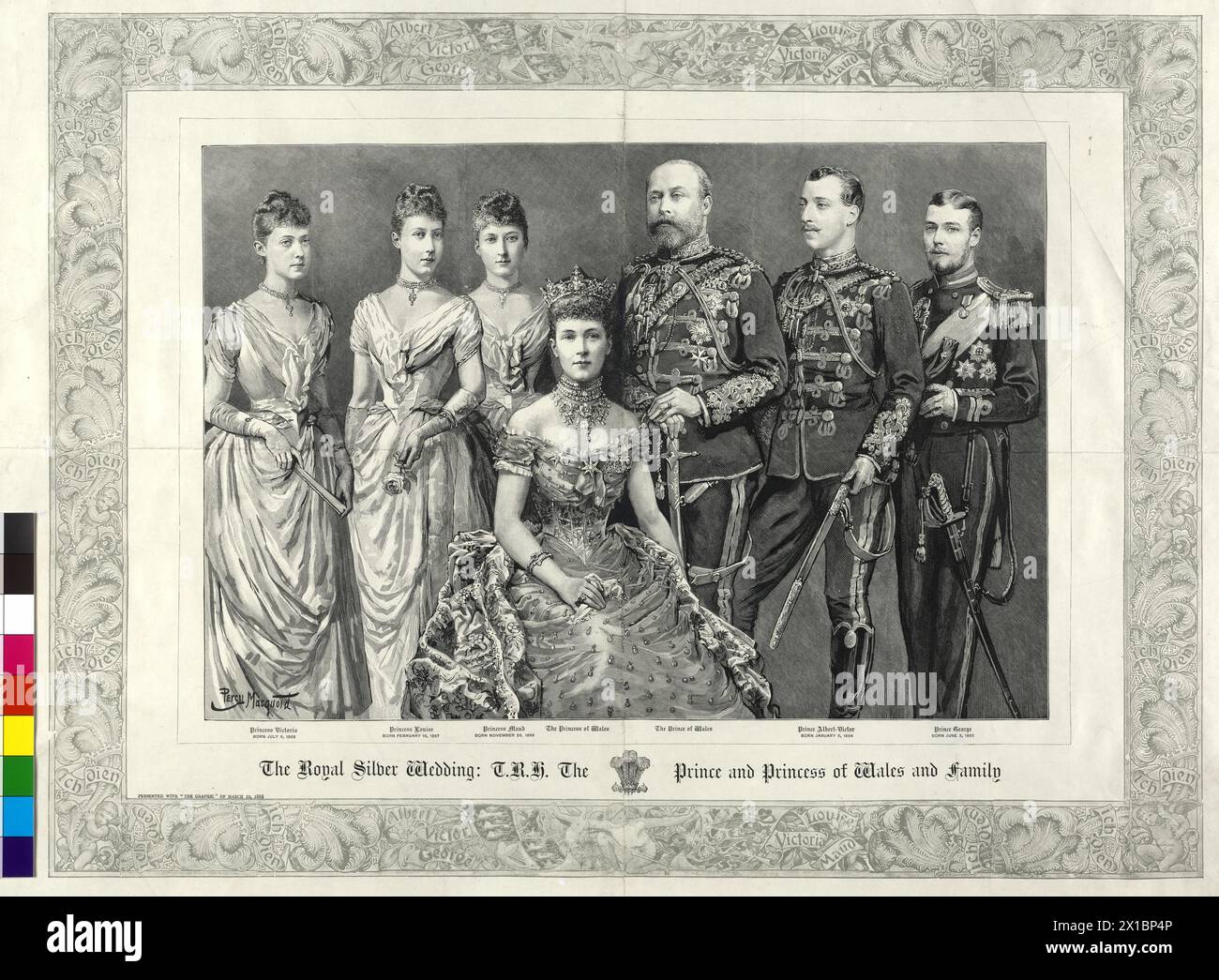 British royal family 1888, The later King of England, Eduard VII ...