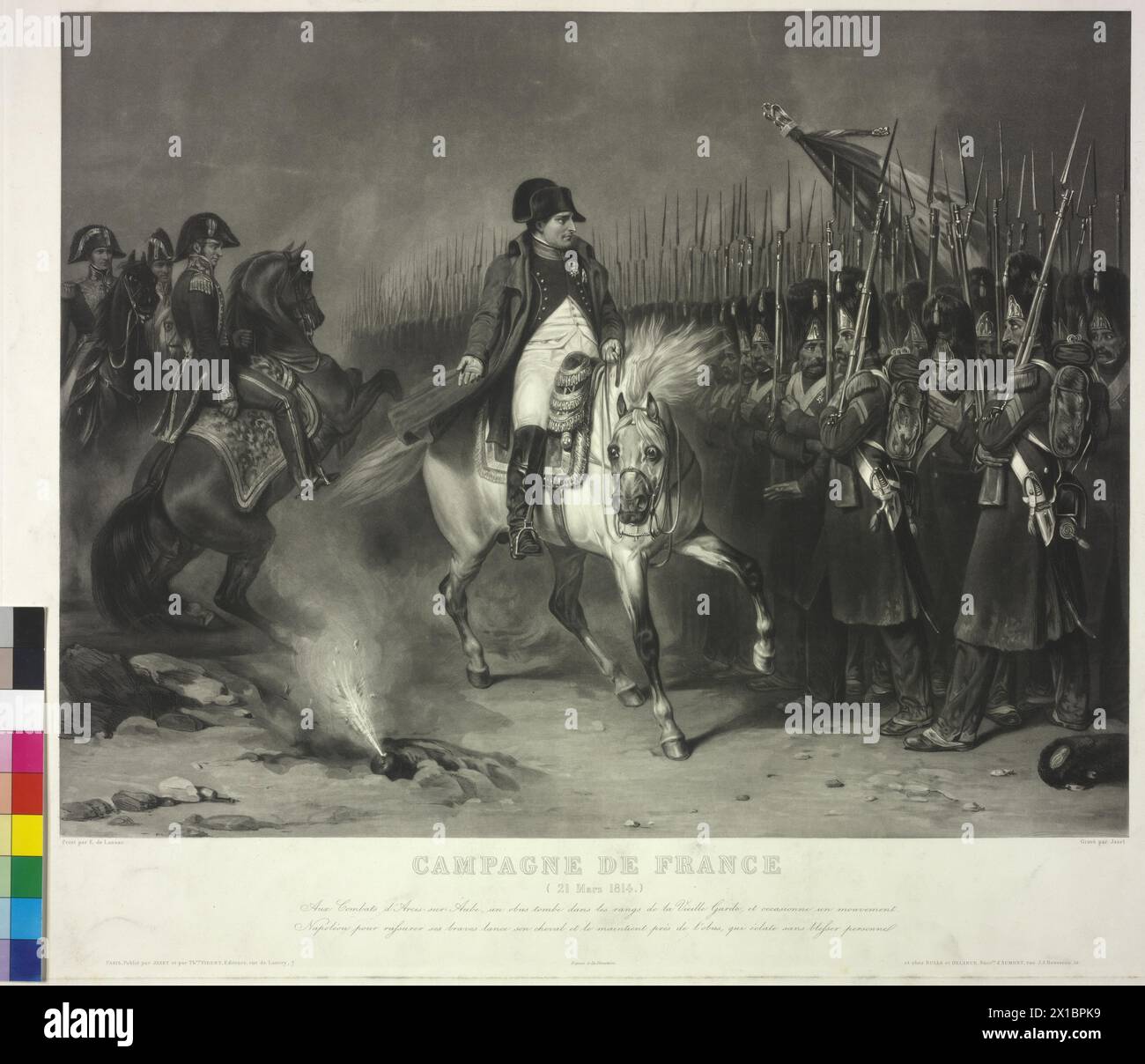 Napoleon battle scene painting hi-res stock photography and images - Alamy
