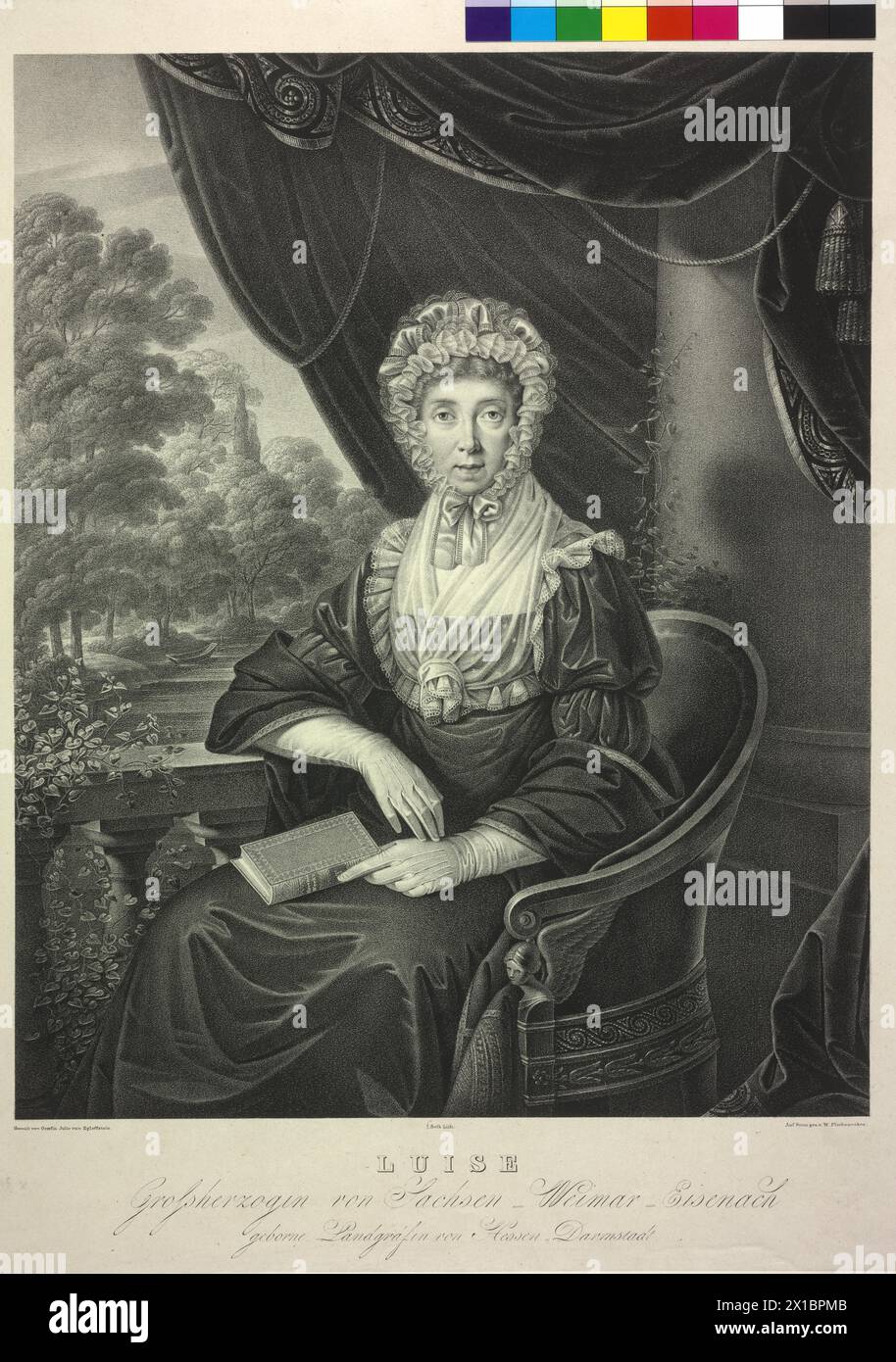 Louisa Grand Duchess from Saxe-Weimar Eisenach born landgravine of ...
