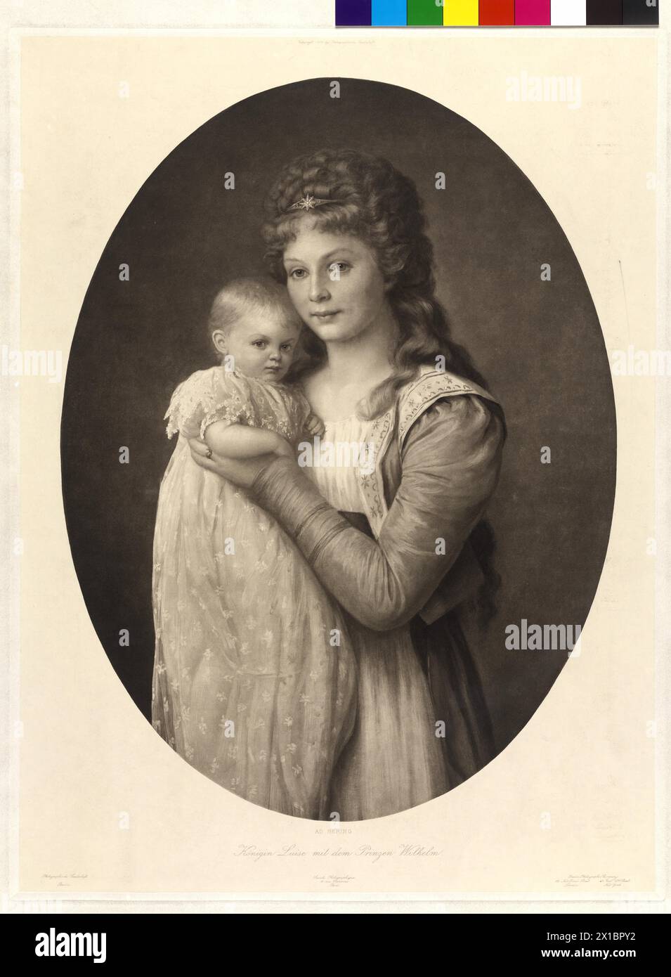 Louisa, princess of Mecklenburg-Strelitz, picture (half length, half on ...