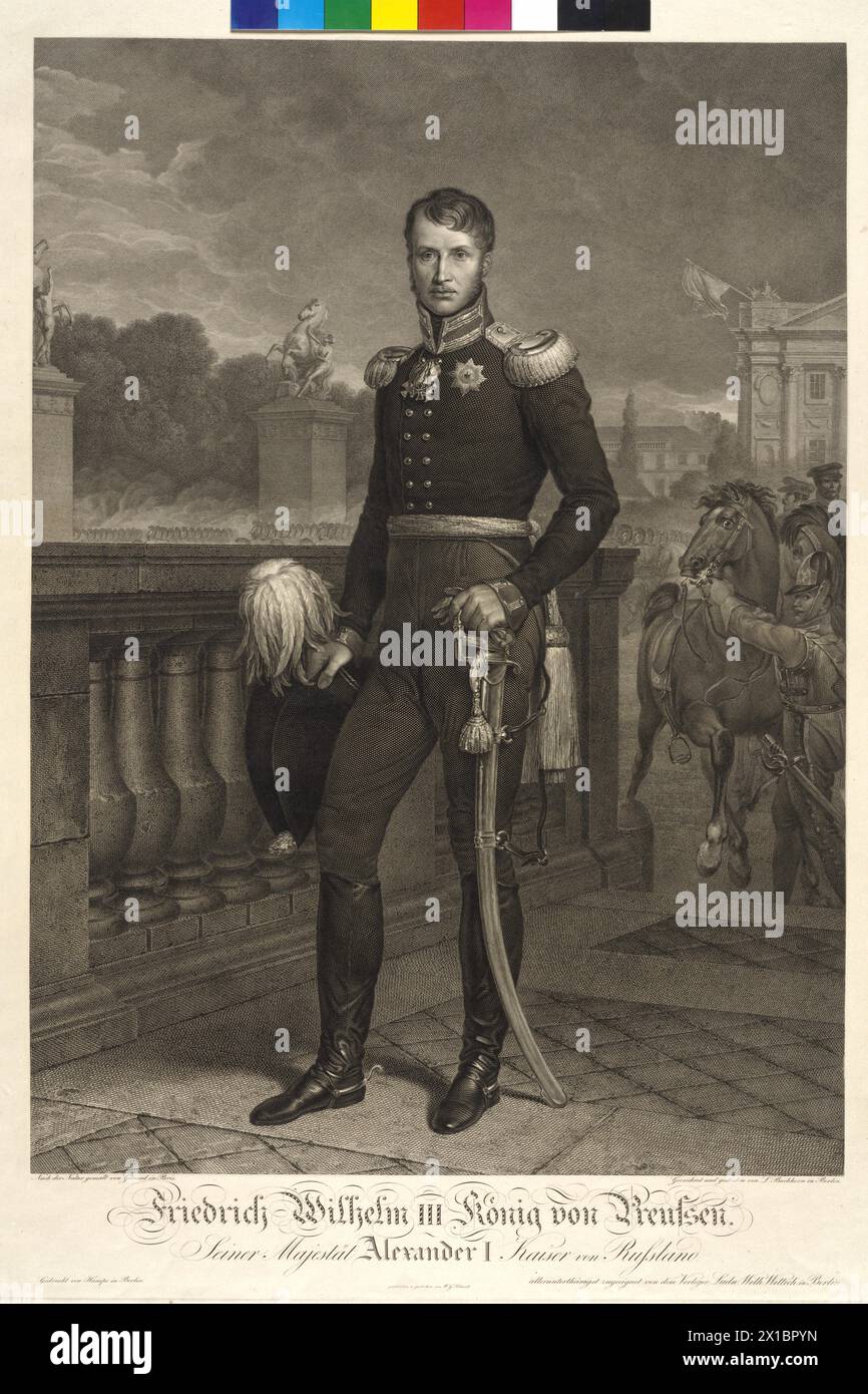 Frederick Wilhelm III King of Prussia, painting by François Gerard ...