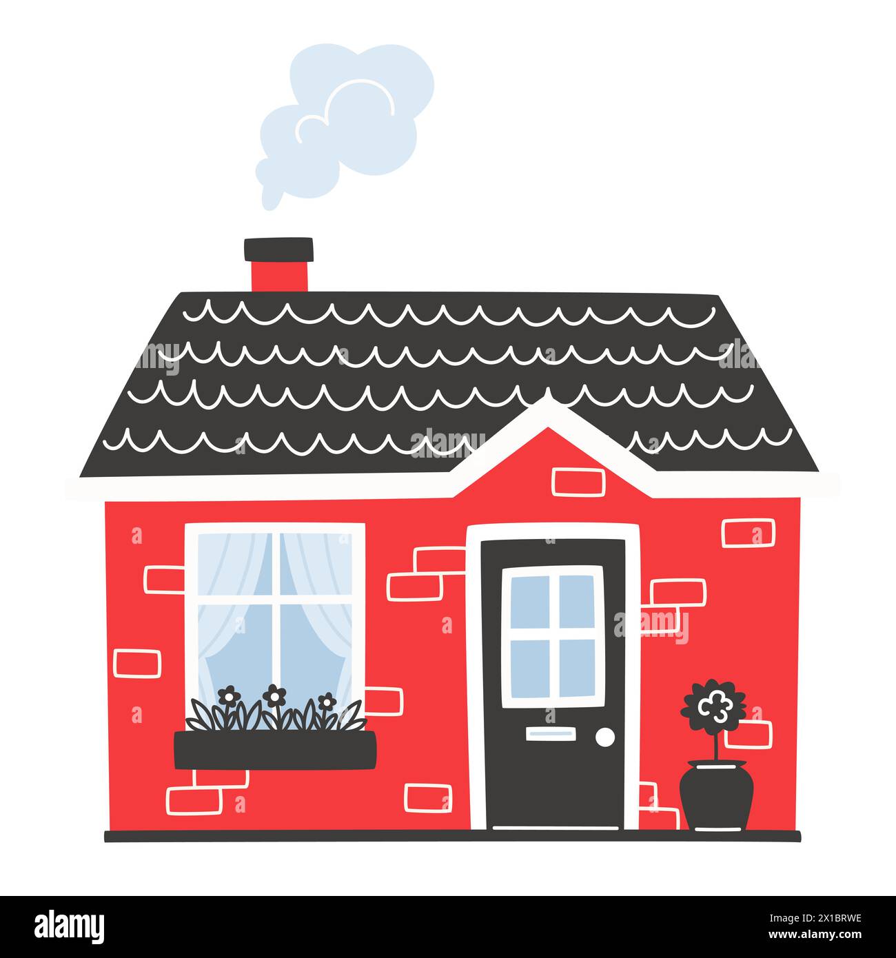 Small house in old Cut Out Stock Images & Pictures - Alamy