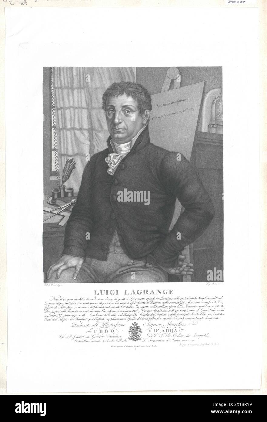Lagrange, Joseph Louis Comte, - 19830422 PD102334 - Rechteinfo: Rights ...
