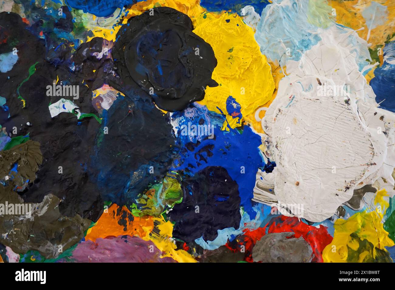 color palette texture as nice oil background Stock Photo - Alamy