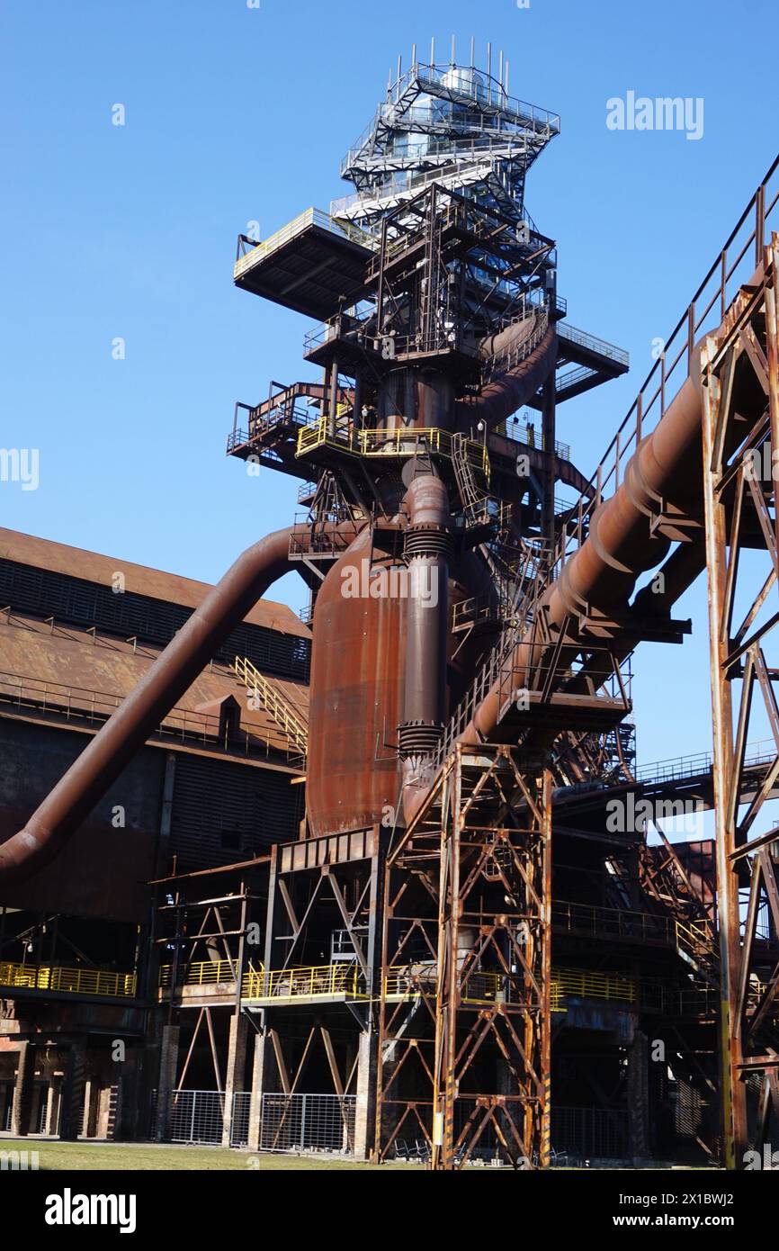 Vitkovice steel industrial buildings from Ostrava Czech republic Stock ...