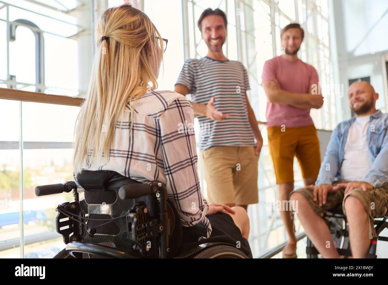 Casual wheelchair hi-res stock photography and images - Alamy