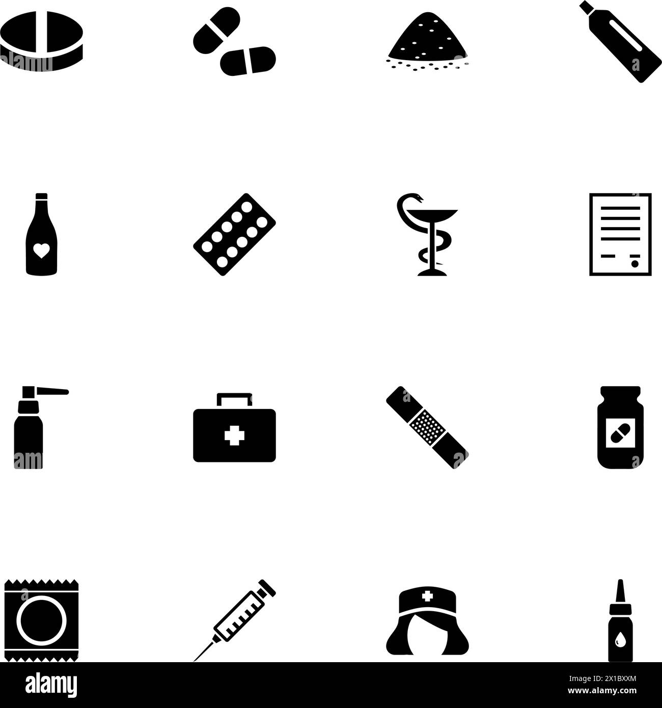 Pharmacy icon - Expand to any size - Change to any colour. Perfect Flat ...