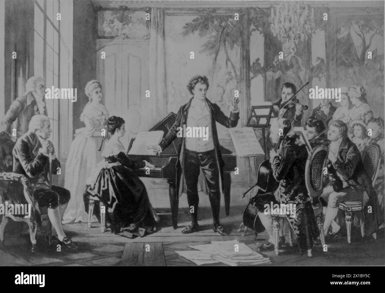 Beethoven, Ludwig van, Beethoven als director of the Razumovsky's ...